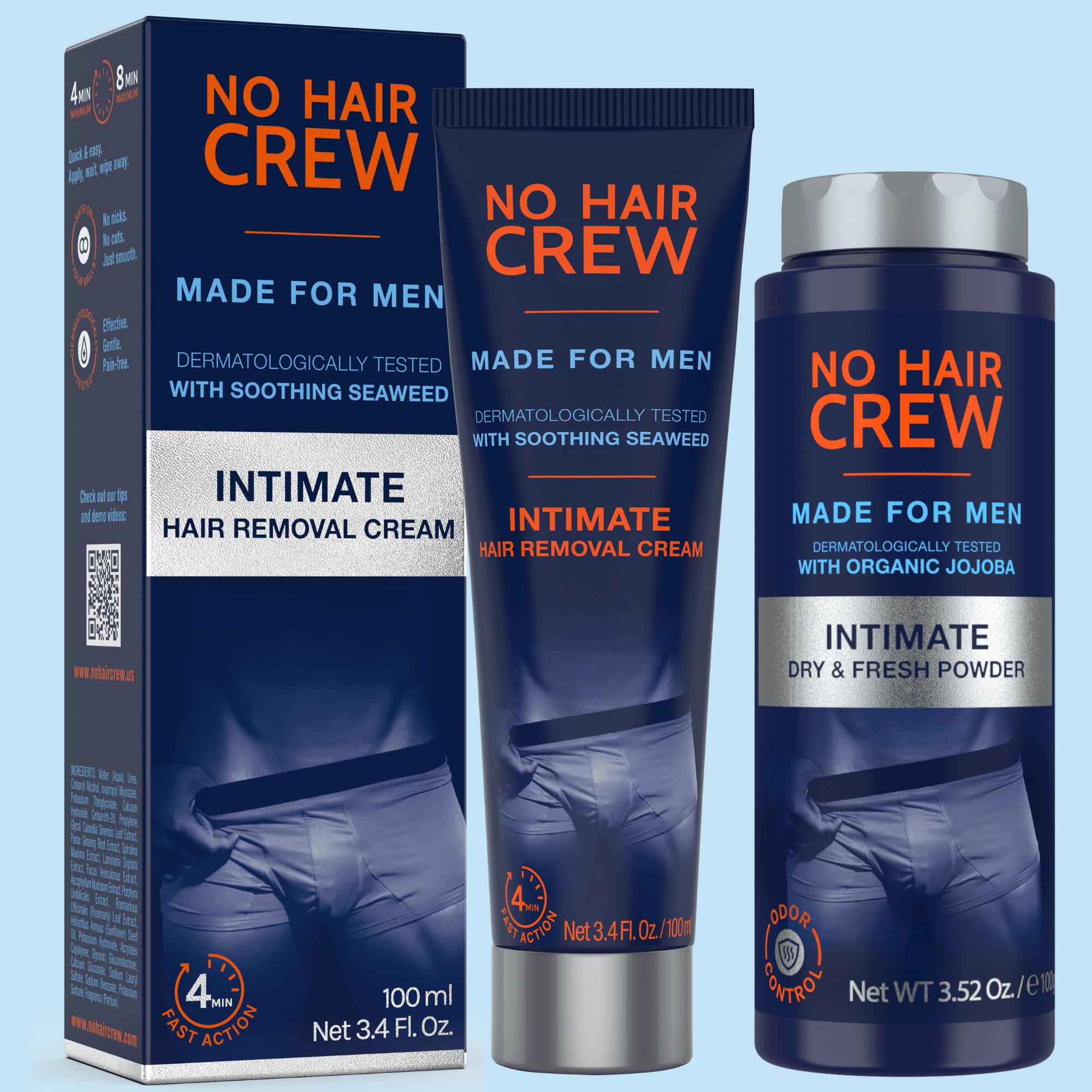 The Intimate Bundle | INTIMATE Hair Removal Cream + DRY & FRESH Powder ...